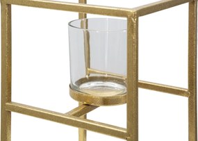 Svícen Elegant 25 cm zlatý
