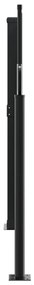vidaXL Zatahovací boční markýza 120 x 1 200 cm [4004789] Barva: krémová