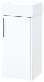 Mereo Vigo, koupelnová skříňka s keramickým umývátkem, 33 cm, bílá - CN350