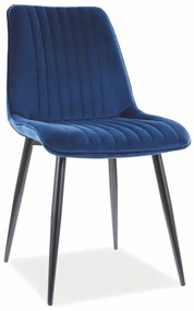 SIGNAL Jídelní židle - KIM Velvet, různé barvy na výběr Čalounění: tyrkysová (Bluvel 85)