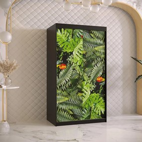 Šatní skříň Paproč 1 | 100 cm | černá