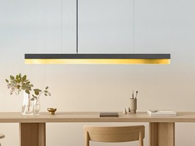 Lineární svítidlo Gant C3 2700K, d. 182cm, mosaz Barva el. vedení: Černá, Povrch - materiál: Tmavý beton, Délka kabelu: 3 m