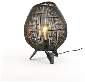 Černá stolní lampa (výška 37 cm) Yumi – Light &amp; Living