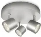 Philips Star 3x45W hliník / bodové svítidlo / 2700K / 1500lm / IP20