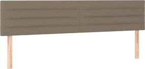 Box spring postel s matrací taupe 160x200 cm textil 3129805