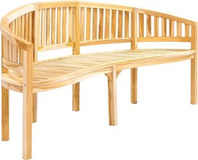 Lavice banana 200 cm masivní teakové dřevo 310495