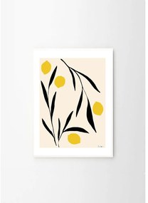 Plakát 50x70 cm Lemon – Anna Mörner – The Poster Club