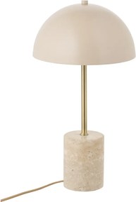 Béžová stolní lampa s kovovým stínidlem (výška 45 cm) Sheffield – House Nordic