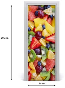 Fototapeta na dveře samolepící ovoce 75x205 cm
