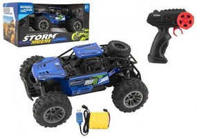 Teddies Auto RC buggy terénní 22 cm 2,4GHz na baterie + dobíjecí pack Modré