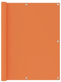 135054 vidaXL Balkónová zástěna oranžová 120 x 500 cm oxfordská látka