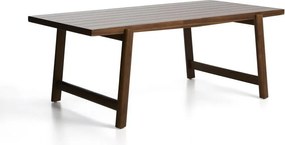 Zahradní jídelní stůl s deskou z akácie 100x200 cm Itani – Kave Home
