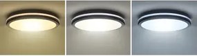 Solight Gari černá / LED osvětlení / 44W / 3960lm / 3CCT / IP65 / 40cm