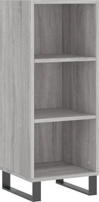vidaXL Skříň highboard 34,5x32,5x180 cm kompozitní dřevo [3189859] Barva: Černá