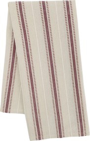 Béžová bavlněná utěrka Aix s cherry pruhy Chic Antique – 50*70 cm