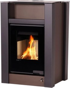HS Flamingo Krbová kamna AQUAFLAM VARIO LEND 11/7kW hnědá 694x629x1030mm
