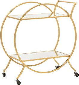 Designový vozík Valerian 70 cm zlatý