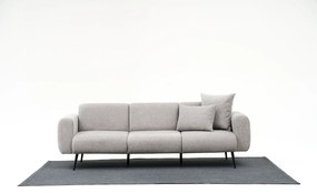 Hanah Home Třímístná pohovka SIDE světle šedá