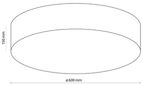 Stropní svítidlo RONDO 4xE27/15W/230V