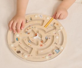 Dřevěné magnetické bludiště VIGA 44283