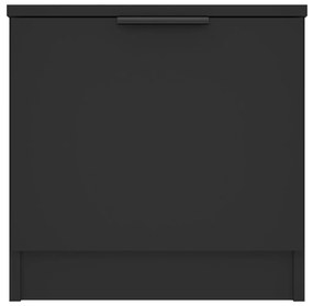 Noční stolky 2 ks černé 40 x 39 x 40 cm - Default Title