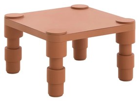 Gan designové zahradní konferenční stoly Garden Layers Side Table Terracotta Small