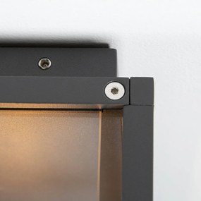 LA 1002403 QUADRULO SENSOR WL E27 venkovní nástěnné nástavbové svítidlo antracit - BIG WHITE (SLV)