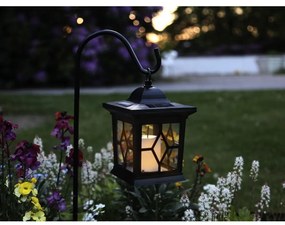 LED solární zahradní lucerna Star Trading Light, výška 14,5 cm