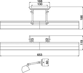 Elstead CHAWTON-PLL-PN - Obrazové svítidlo CHAWTON 4xE14/40W/230V lesklý chrom