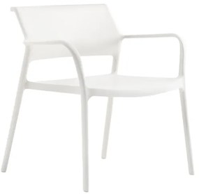 PEDRALI - Židle s područkami ARA LOUNGE 316 DS - bílá