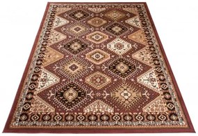 Klasický kusový koberec EUFRAT A611E hnědý Rozměr: 120x170 cm
