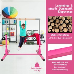 Costway Skládací gymnastická hrazda pro děti Vybavení domácí