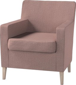Potah na křeslo IKEA Karlstad barva růžová látka pletený vzor