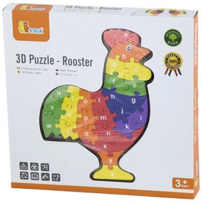 3D Puzzle - Kohout s písmenky