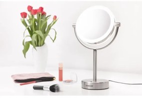 Sencor - Kosmetické zrcátko s LED podsvícením LED/5W/230V nerez