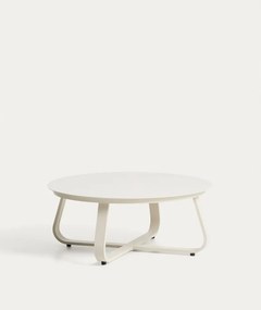 Kovový kulatý zahradní konferenční stolek ø 80 cm Tamaris – Kave Home