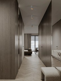 Designové Stropní svítidlo Pelia Černá
