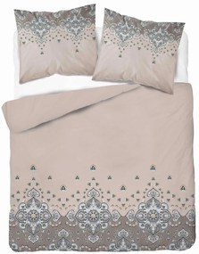Detexpol Bavlněné povlečení 220x200 Béžová s ornamentem - orientální paisley vzor, 100% bavlna - 5338 A - Soft Meadow
