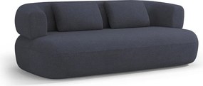 Tmavě modrá pohovka z textilie bouclé 178 cm Jenny – Micadoni