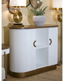 Designová komoda Tahigwa 121 cm bílá