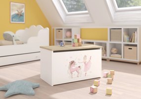 ADRK Furniture Truhla na hračky DARIA TB-Dar-W+S-BAL-UNI-n-O054