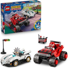 Lego® sonic the hedgehog™ 77118 silver a jeho auto vs. knuckles a jeho monster truck 5702018063927