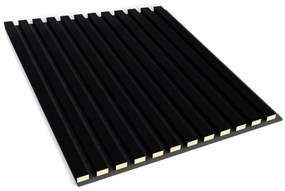 3D akustický panel na plsti 60x60 - černá