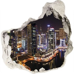 Wallmuralia Fototapeta díra na zeď Marina Dubaj 75x75 cm