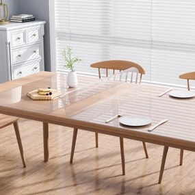 průhledný chránič na stůl, 45,7 × 91,4 cm obdélníkový obal na stůl