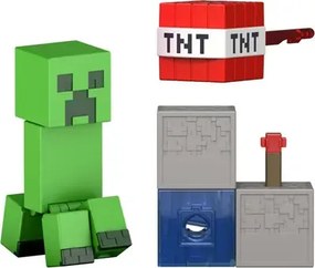 MATTEL Figurka Minecraft Creeper JJR92 / 8 cm / od 6 let