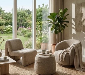 Designové křeslo Olivia Ecru - 64*87*70 cm