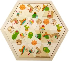 Hess Puzzle mozaika Lama / 24 dílků / od 3 let