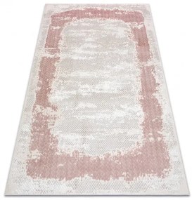Dywany Łuszczów Kusový koberec Core A004 Frame beige/pink Rozměry koberců: 140x190