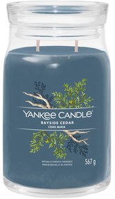 Yankee Candle – Signature svíčka Bayside Cedar (Pobřežní cedr) Velikost: velká 567 g